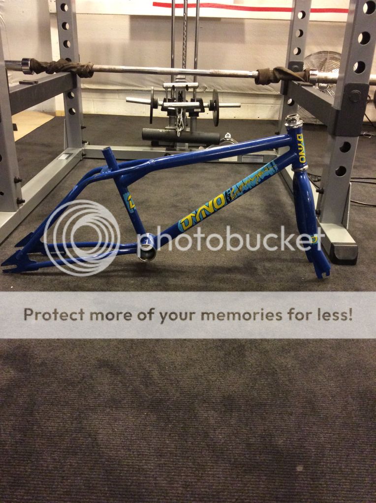 BMXmuseum.com For Sale / 1987 Dyno Compe Frame and Fork Set