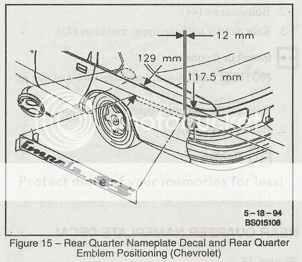 Placement of emblems for Impala SS clone | Chevy Impala SS Forum