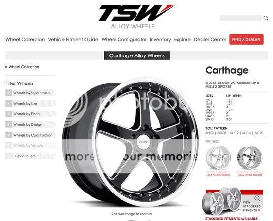 FS: TSW Carthage 18x8 Black | VW Vortex - Volkswagen Forum